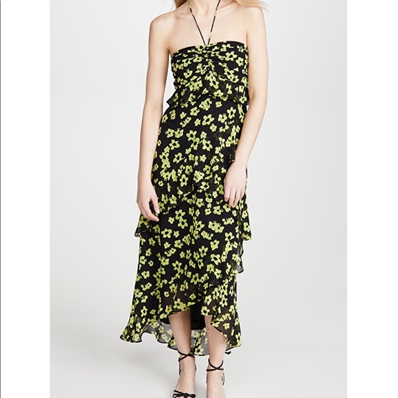 Wayf | Dresses | Nwt Wayf Halter Ruffle Dress | Poshmark